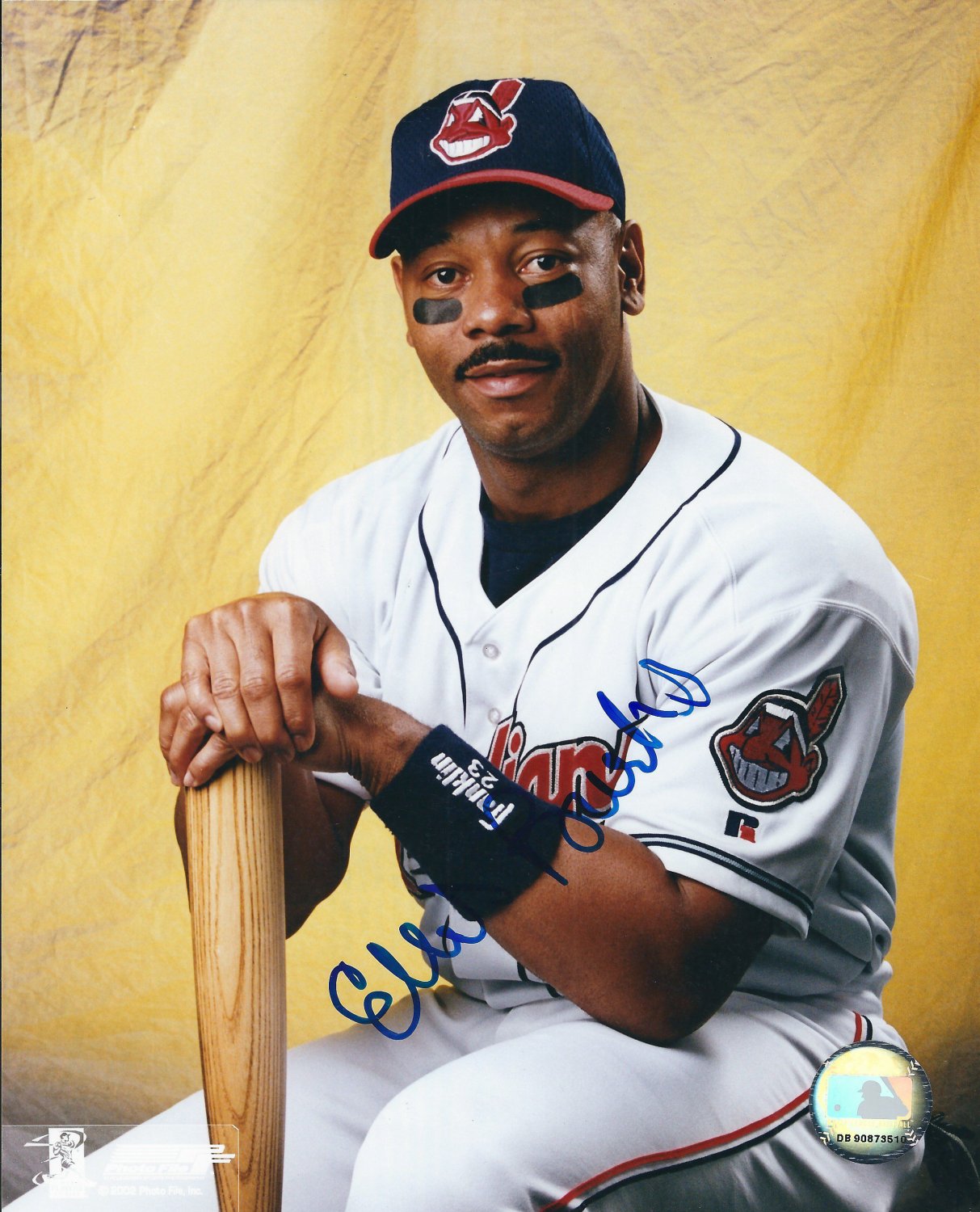 Ellis Burks Autographed Signed 8X10 Cleveland Indians Photo - Autographs