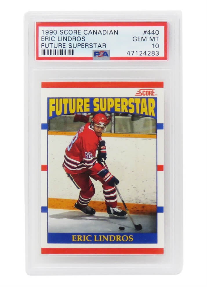 Eric Lindros 1990 Score Canadian Future Superstar Hockey #440 RC Rookie ...