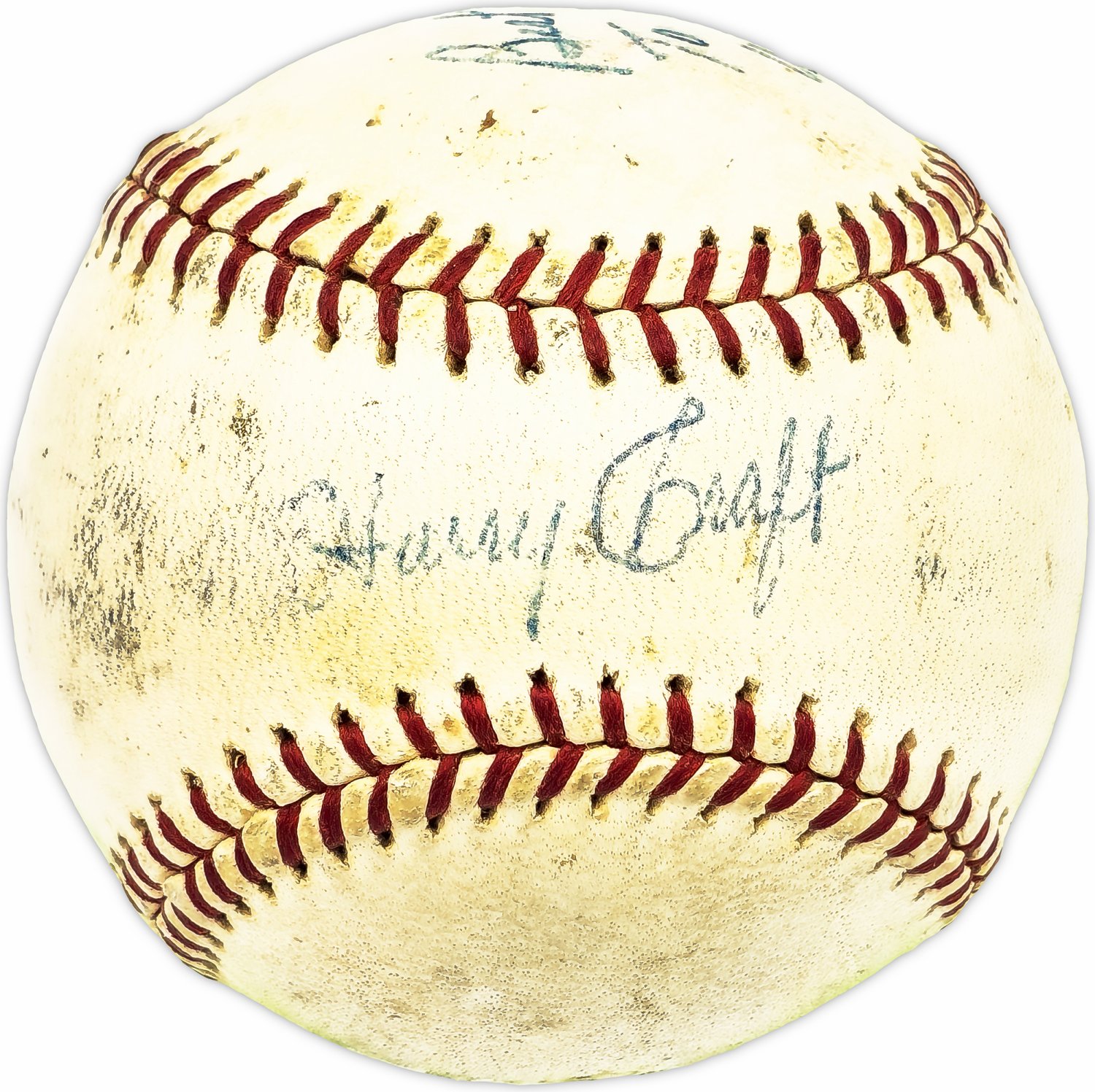 Harry Craft Autographed Signed Official Giles Nl Baseball Reds, Colt ...