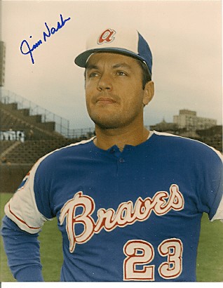 Jim Nash Autographed Signed 8X10 Atlanta Braves Photo - Autographs