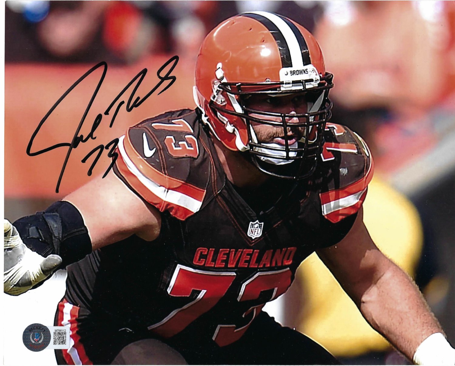Joe Thomas Cleveland Browns 8-5 8x10 Autographed Signed Photo - Beckett ...