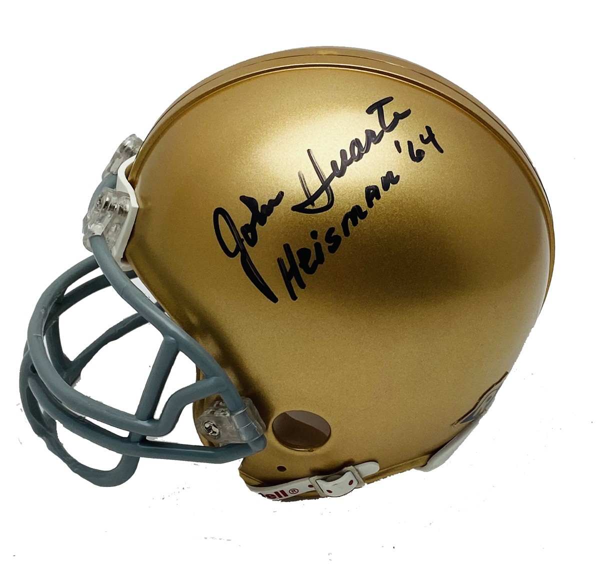John Huarte Autographed Signed Notre Dame Fighting Irish Mini Helmet 64 ...