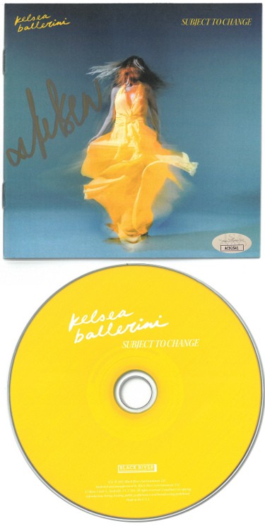 Kelsea Ballerini Autographed Signed 2022 Subject To Change Album Cover ...