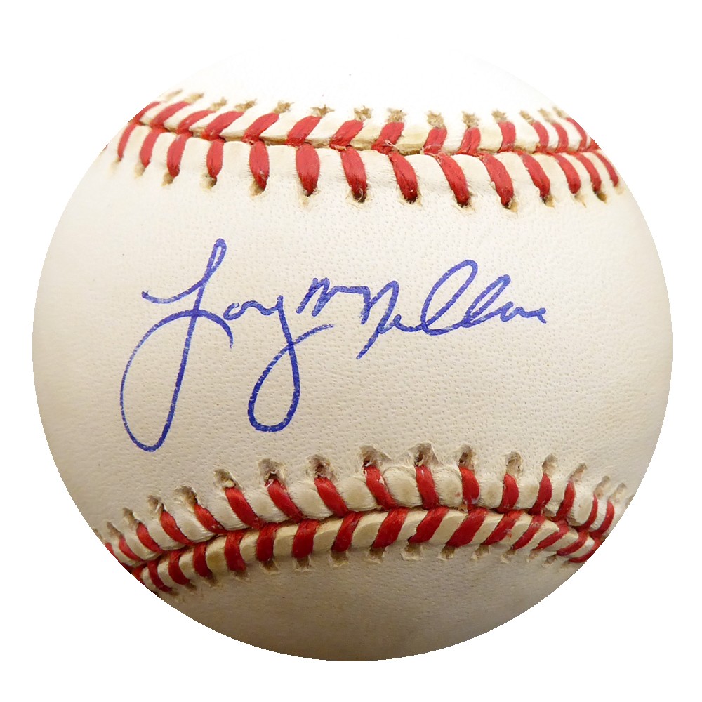 Larry Milbourne Autographed Signed Official Al Baseball New York ...