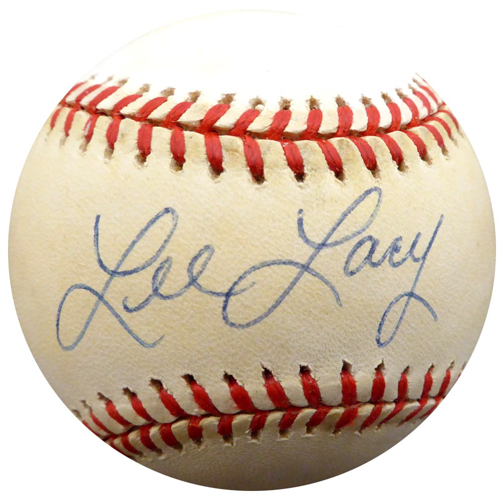 Lee Lacy Autographed Signed Official Nl Baseball Los Angeles Dodgers ...