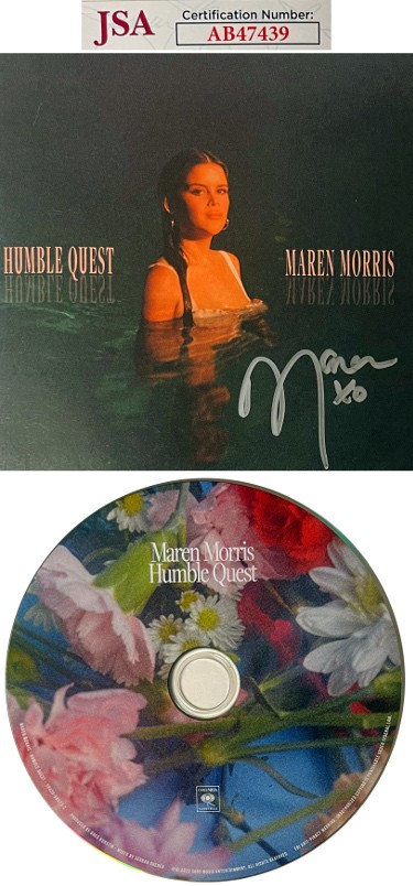Maren Morris Autographed Signed 2022 Humble Quest Album Booklet w/CD ...