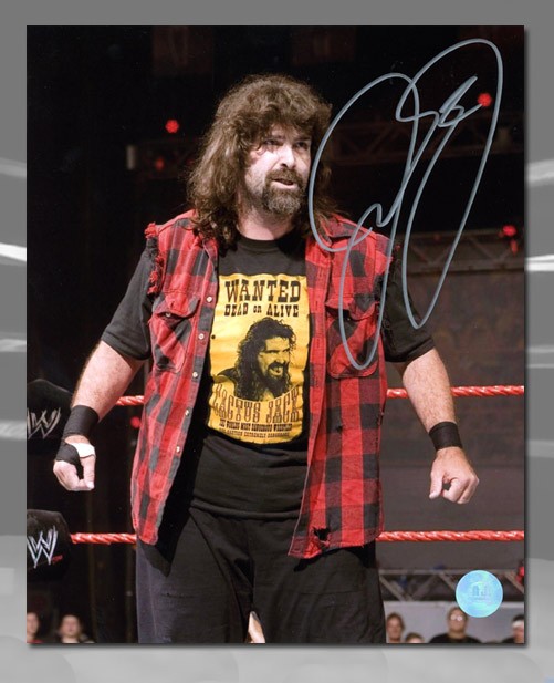 Mick Foley Autographed Signed Cactus Jack WWE Wrestling 8x10 Photo