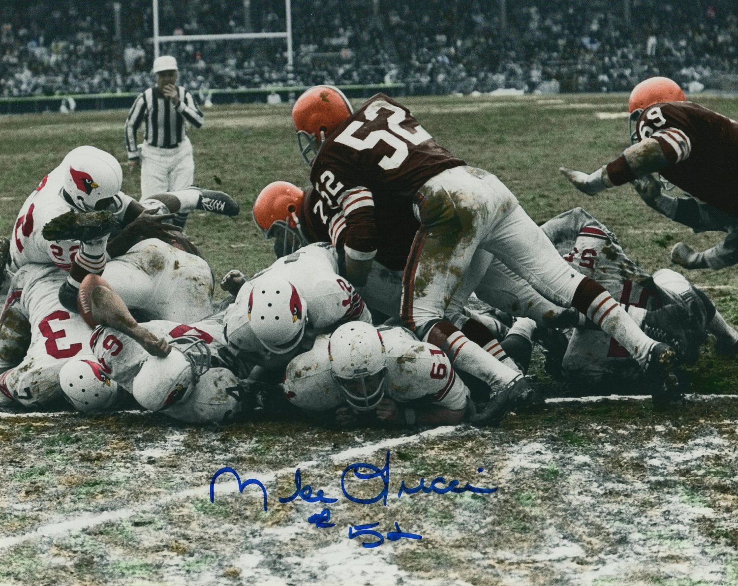 Mike Lucci Cleveland Browns 8-1 8x10 Autographed Signed Photo ...