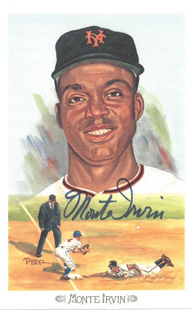 Monte Irvin Autographed Signed 1989 New York Giants Perez-Steele ...
