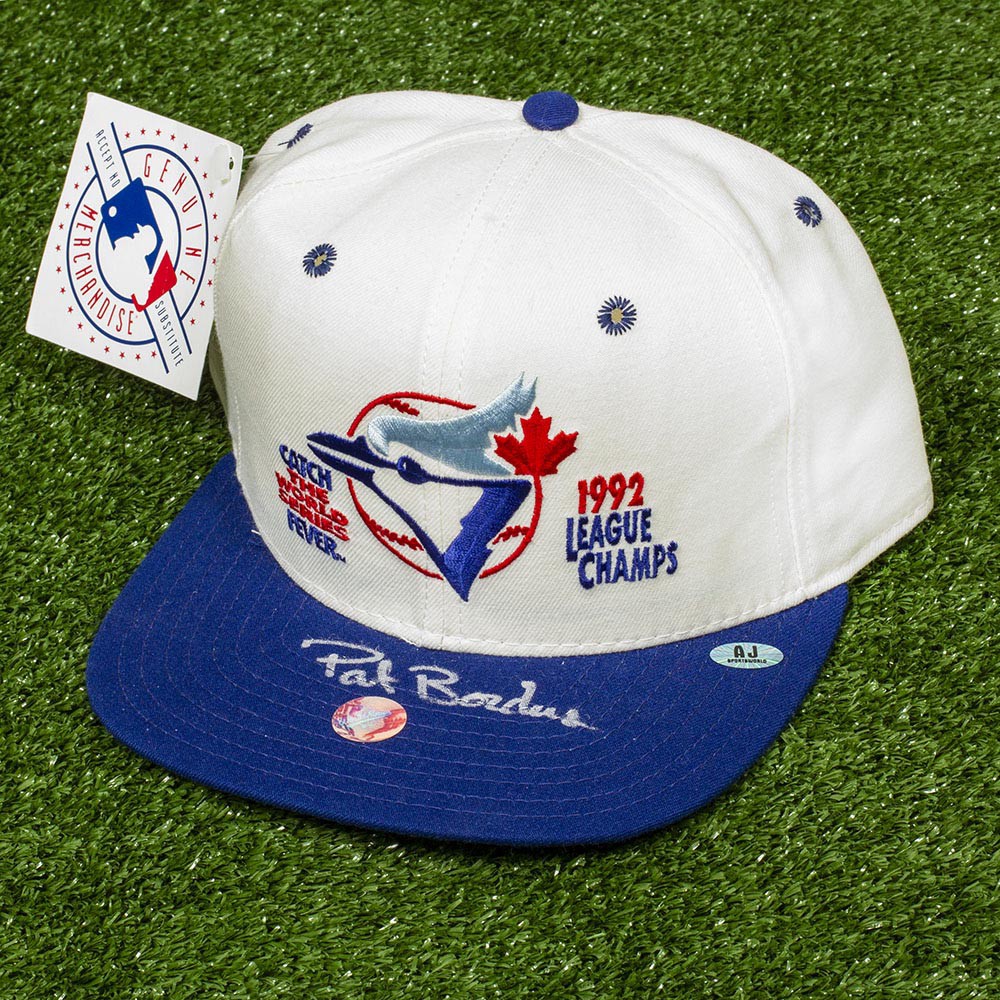 Pat Borders Toronto Blue Jays Autographed Signed 1992 Champs New Era ...