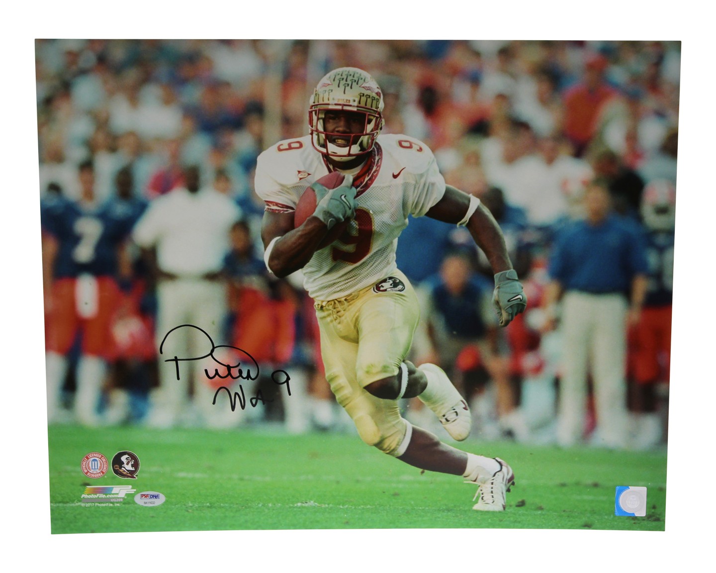 Peter Warrick Autographed Signed 16x20 Photo Florida State Seminoles ...