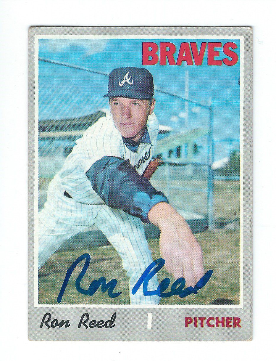 Ron Reed Autographed Signed Atlanta Braves 1970 Topps Card #546 ...