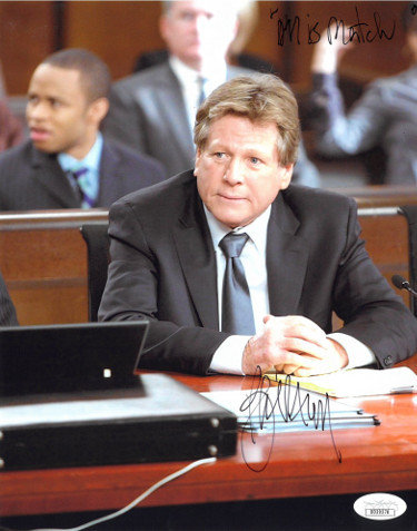 Ryan O'Neal signed 2003 Miss Match 8x10 Photo w/ Miss Match- JSA ...