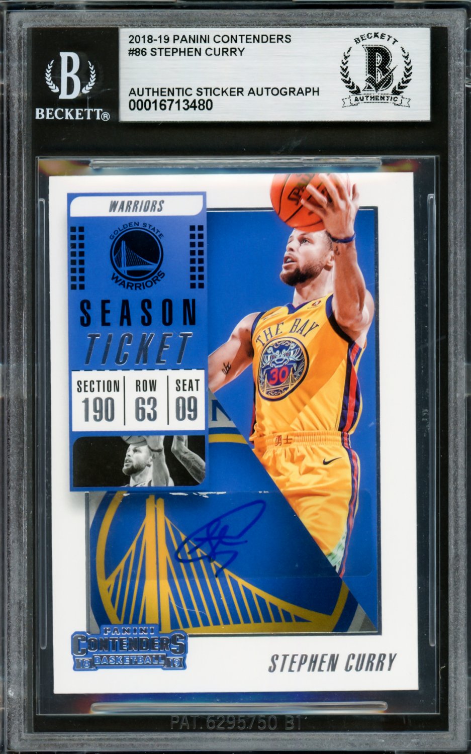 stephen curry poster signed