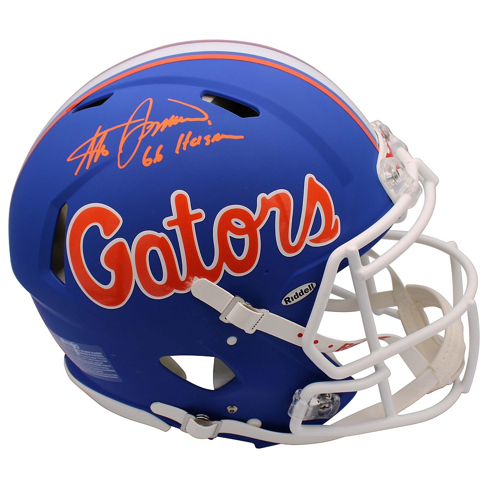 Steve Spurrier Autographed Signed Florida Gators Blue Script Logo ...