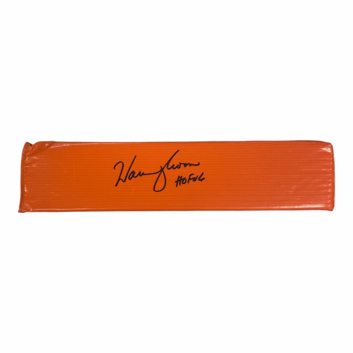 Warren Moon Signed Kansas City Chiefs Orange Pylon w/ 'HOF 06' - BAS