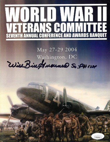 Wild Bill Guarnere Autographed Signed WWII Band of Brothers 101st ...